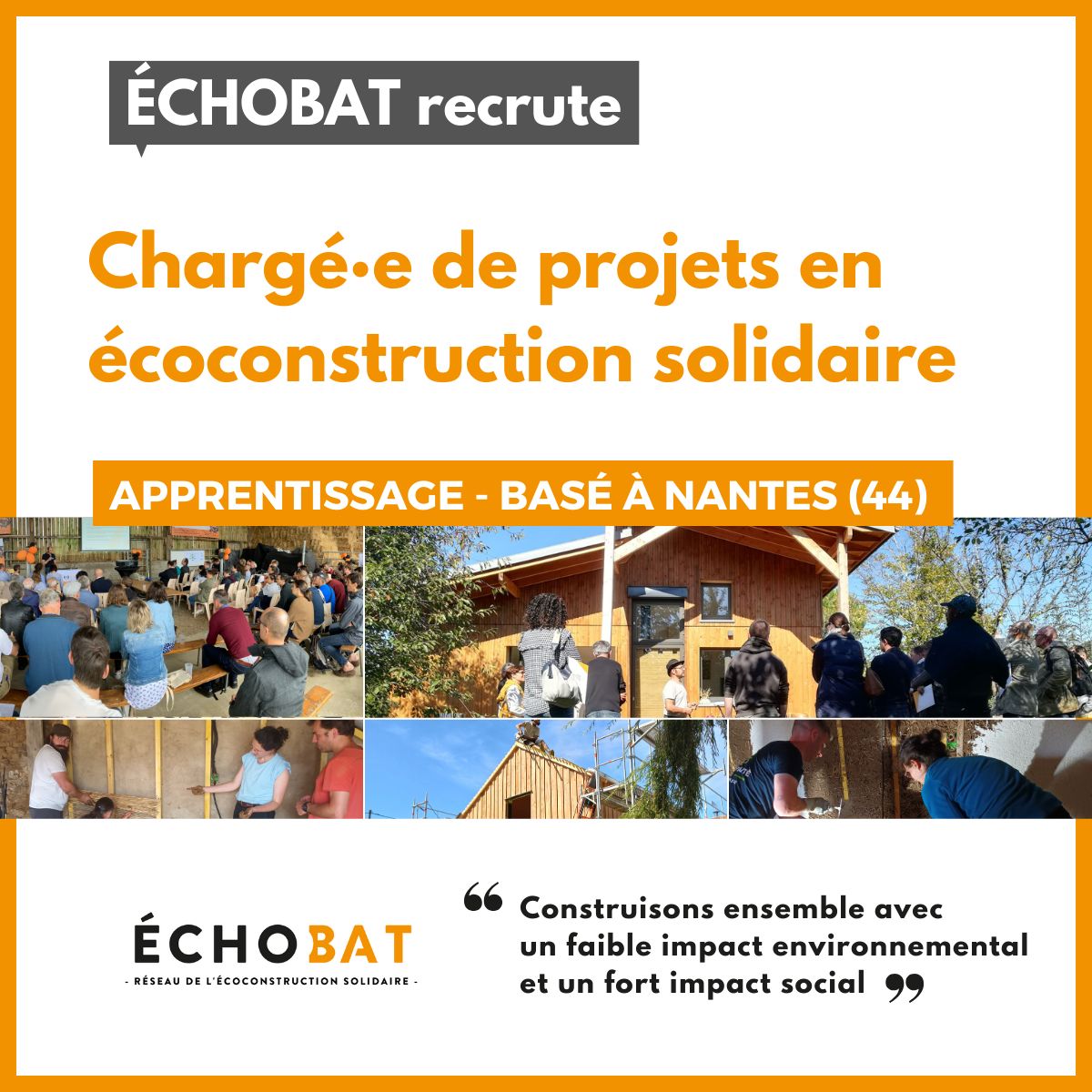 ÉCHOBAT sur LinkedIn : #apprentissage #ecoconstruction #ess # ... ÉCHOBAT sur LinkedIn : #apprentissage #ecoconstruction #ess # ...