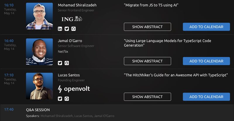 Mohamad Shiralizadeh on LinkedIn: #ai #event #typescript #ai Mohamad Shiralizadeh on LinkedIn: #ai #event #typescript #ai
