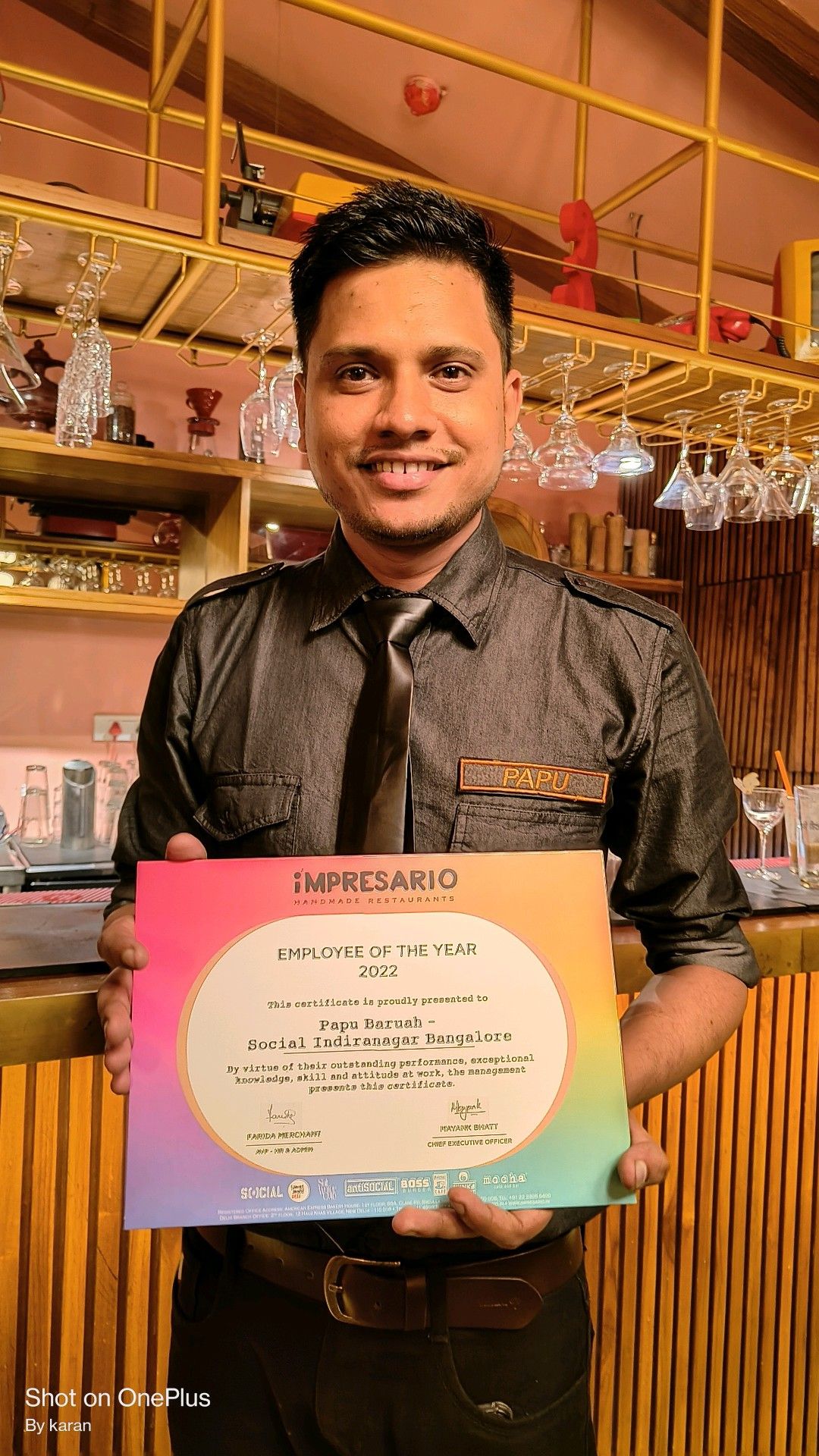 Papu Baruah on LinkedIn: #blessed #recognition #teamwork Papu Baruah on LinkedIn: #blessed #recognition #teamwork