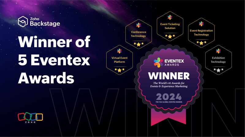 Zoho Europe on LinkedIn: Zoho Backstage takes home five wins at the ... Zoho Europe on LinkedIn: Zoho Backstage takes home five wins at the ...