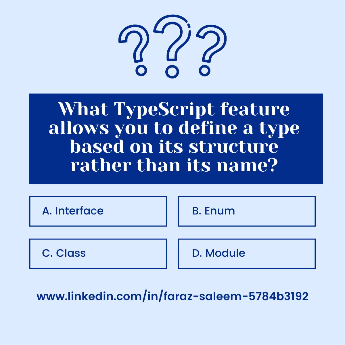Faraz Saleem on LinkedIn: #typescript #typescriptquiz #quiz #shortquiz ... Faraz Saleem on LinkedIn: #typescript #typescriptquiz #quiz #shortquiz ...