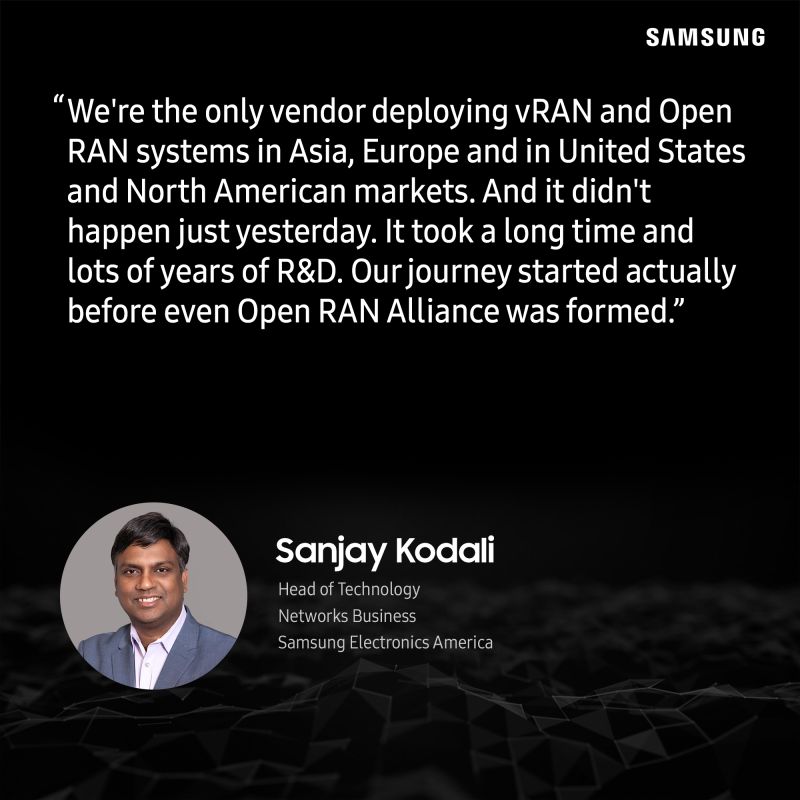 Samsung Networks on LinkedIn: #openran #vran Samsung Networks on LinkedIn: #openran #vran