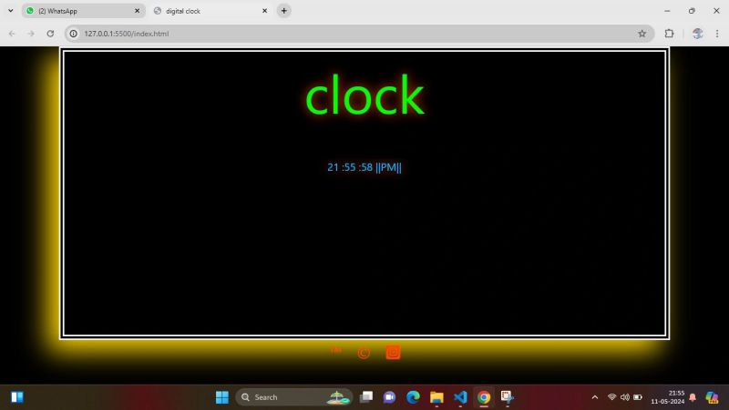 Ashutosh upadhyay on LinkedIn: Digital Clock using Html Css Javascript ... Ashutosh upadhyay on LinkedIn: Digital Clock using Html Css Javascript ...