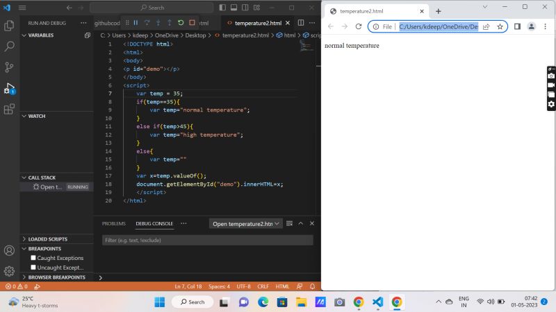 Deepthi Raavi on LinkedIn: #day7 #task #html #javascript Deepthi Raavi on LinkedIn: #day7 #task #html #javascript