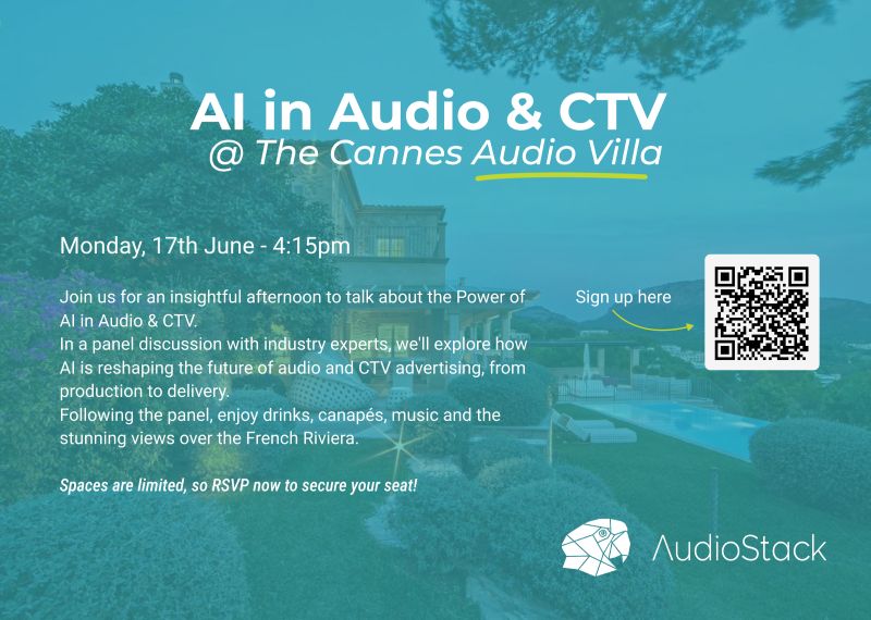 AudioStack on LinkedIn: #audiostack #canneslions2024 #aiaudio #genai AudioStack on LinkedIn: #audiostack #canneslions2024 #aiaudio #genai
