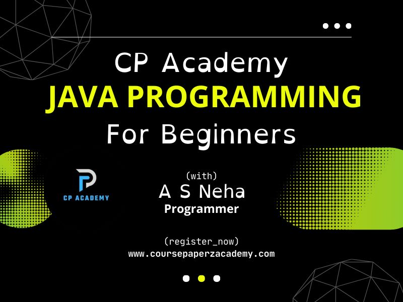 Course Paperz Academy on LinkedIn: #javaprogramming #learnjava #coding Course Paperz Academy on LinkedIn: #javaprogramming #learnjava #coding