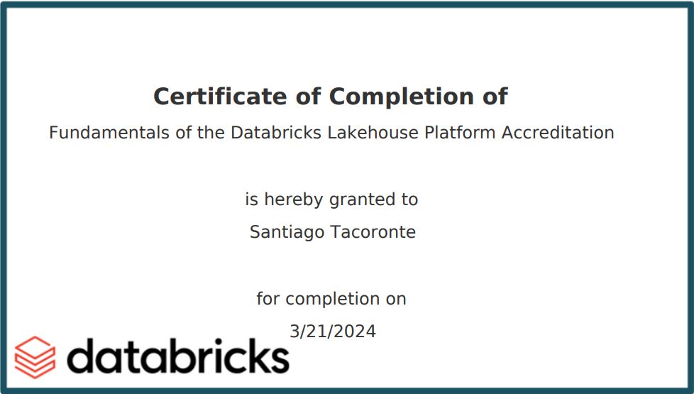 Santiago Tacoronte on LinkedIn: #databricks #lakehouse #dataengineering ... Santiago Tacoronte on LinkedIn: #databricks #lakehouse #dataengineering ...