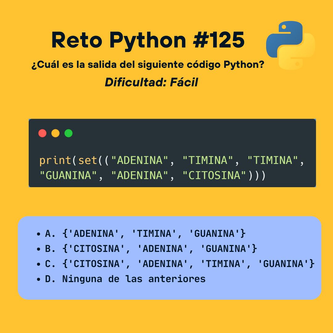 Cristian Fernando Villca Gutierrez en LinkedIn: #pythonquiz # ... Cristian Fernando Villca Gutierrez en LinkedIn: #pythonquiz # ...