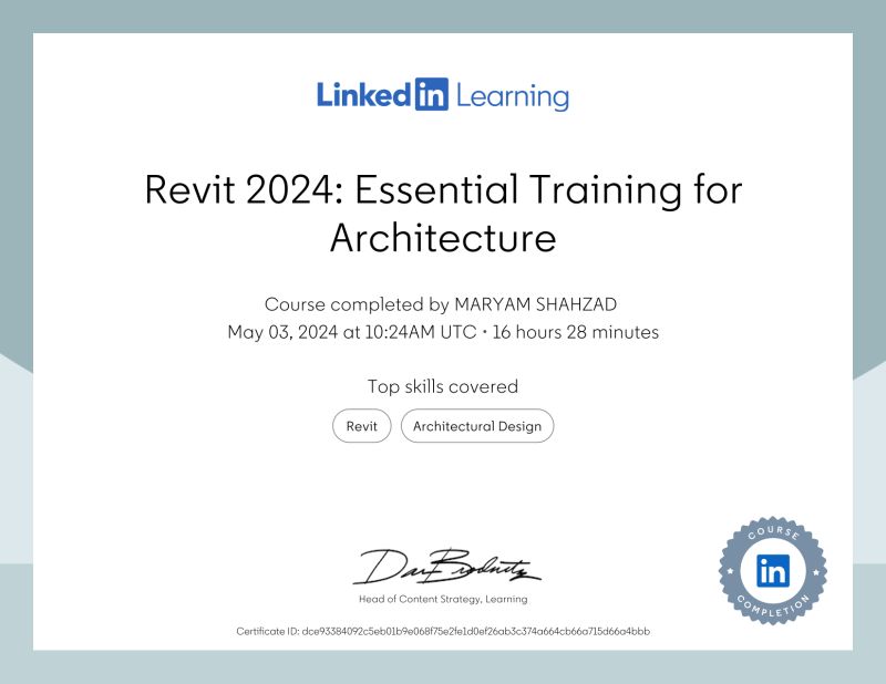 MARYAM SHAHZAD on LinkedIn: Certificate of Completion MARYAM SHAHZAD on LinkedIn: Certificate of Completion