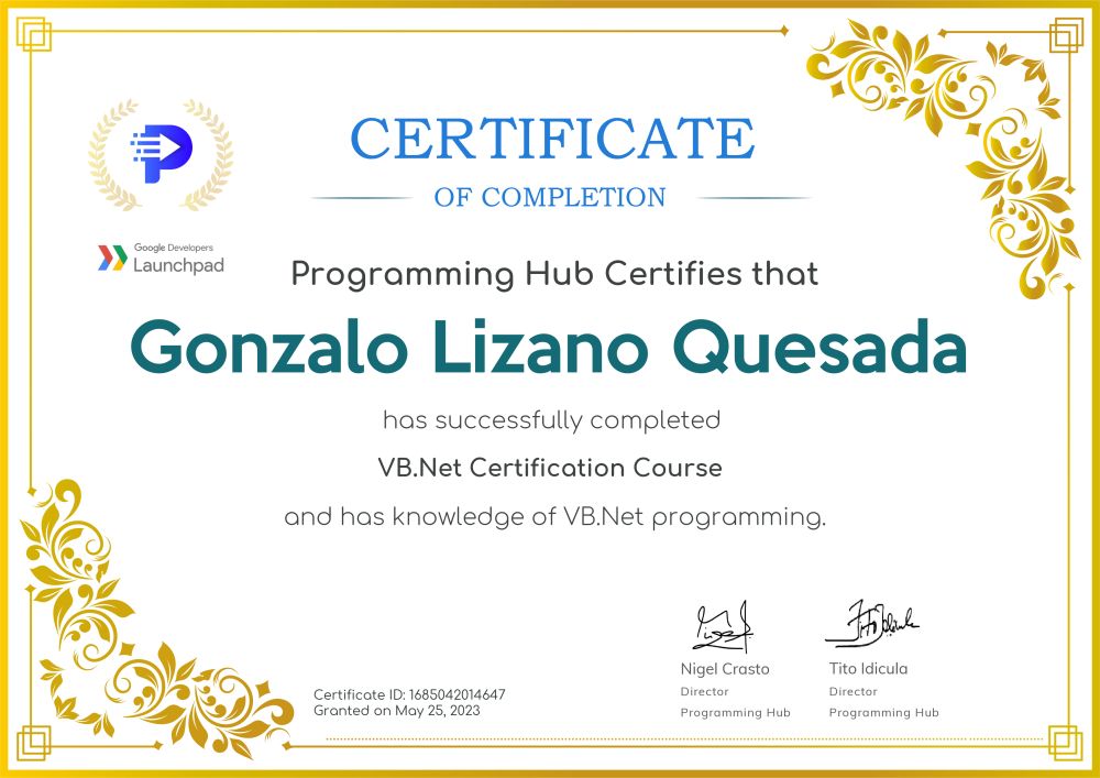 Gonzalo Lizano on LinkedIn: #programminghub #vbnet #programming101 # ... Gonzalo Lizano on LinkedIn: #programminghub #vbnet #programming101 # ...