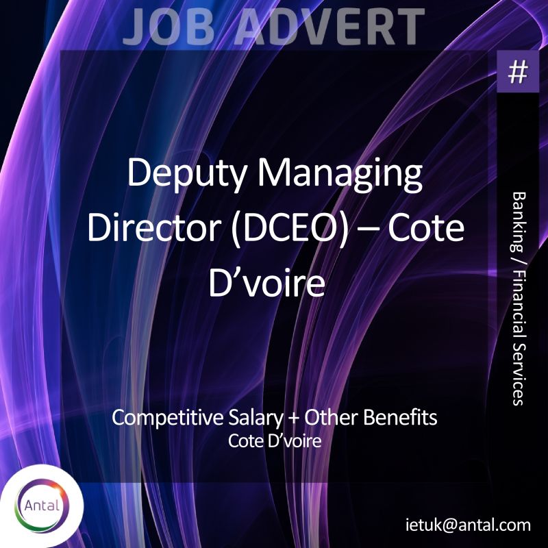 Antal International on LinkedIn: Job - Deputy Managing Director (DCEO ... Antal International on LinkedIn: Job - Deputy Managing Director (DCEO ...