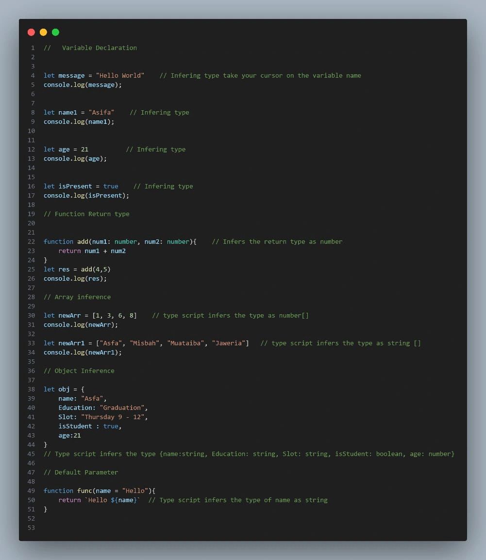Asifa Muhammad Qasim on LinkedIn: #typescript #coding #webdevelopment # ... Asifa Muhammad Qasim on LinkedIn: #typescript #coding #webdevelopment # ...