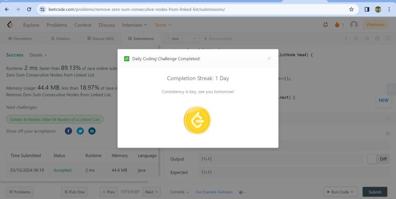 KAVIYAPREETHI P on LinkedIn: #leetcode #consistency #problemsolving #c ... KAVIYAPREETHI P on LinkedIn: #leetcode #consistency #problemsolving #c ...