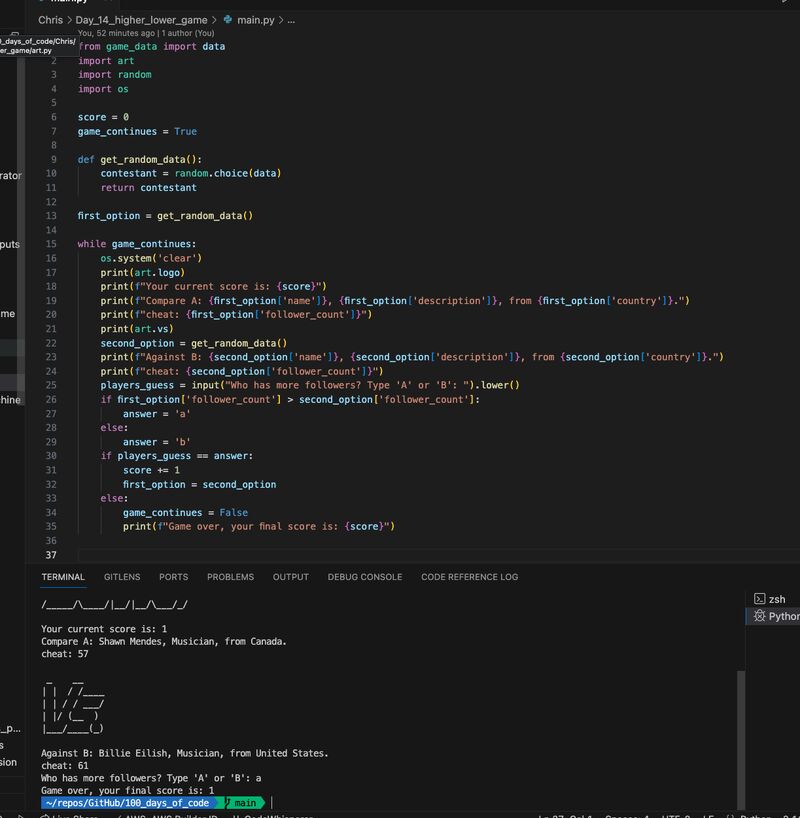 ☁Chris Williams on LinkedIn: #100daysofcode ☁Chris Williams on LinkedIn: #100daysofcode