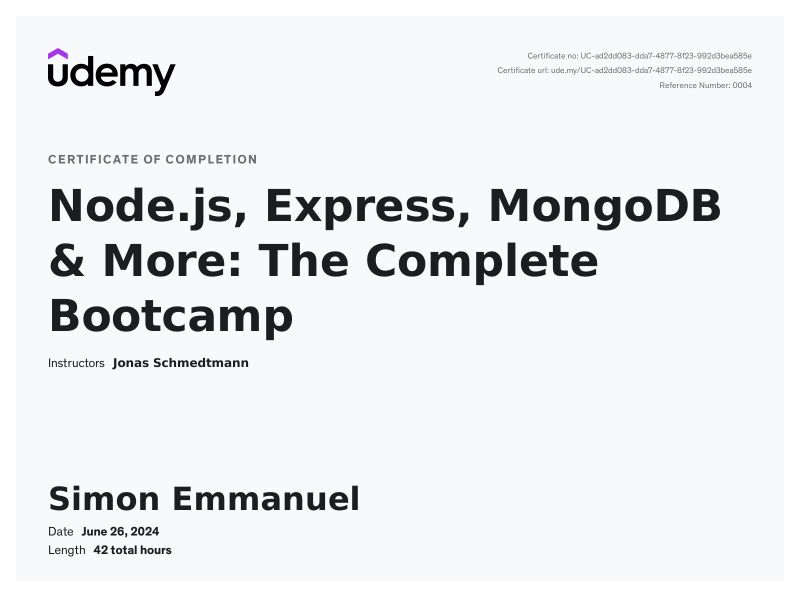 Simon Emmanuel on LinkedIn: #nodejs #backenddevelopment #webdevelopment ... Simon Emmanuel on LinkedIn: #nodejs #backenddevelopment #webdevelopment ...