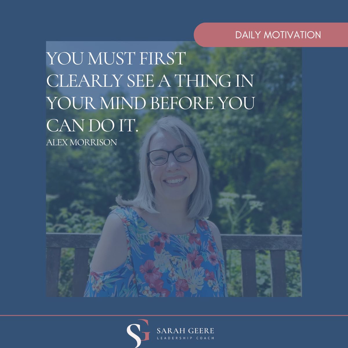 Sarah Geere Leadership Coach on LinkedIn: How much are you visualising ... Sarah Geere Leadership Coach on LinkedIn: How much are you visualising ...