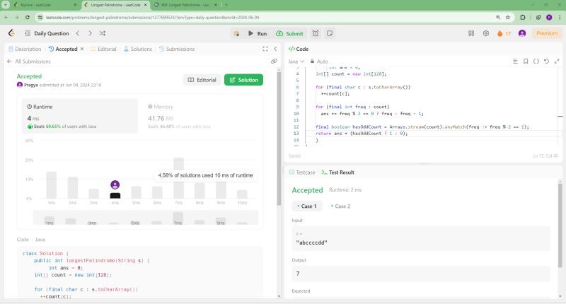 pragya tiwary on LinkedIn: #100daysofcode #java #leetcode # ... pragya tiwary on LinkedIn: #100daysofcode #java #leetcode # ...