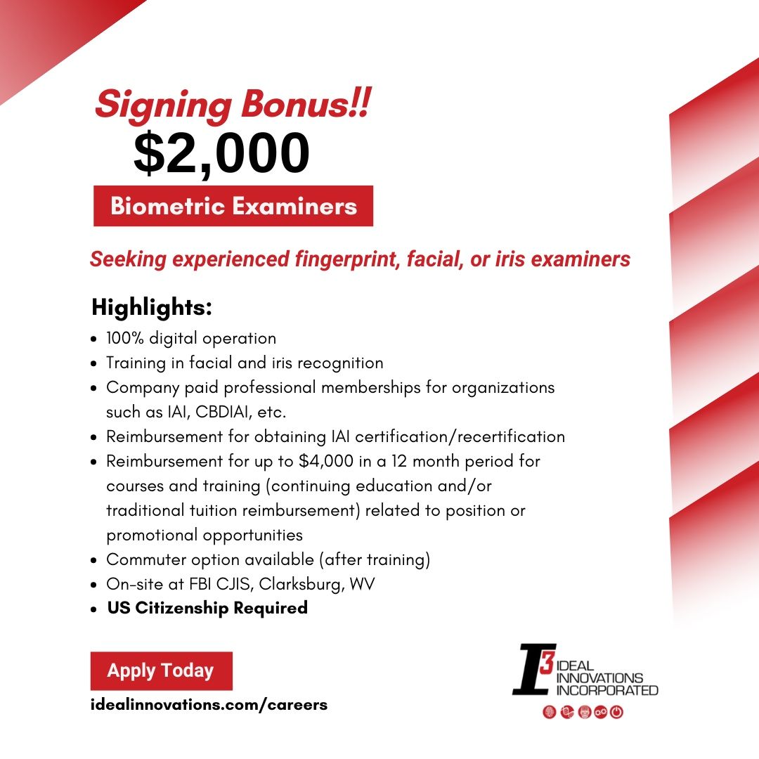 Biometrics Guru LLC on LinkedIn: #jobopportunity #biometrics Biometrics Guru LLC on LinkedIn: #jobopportunity #biometrics