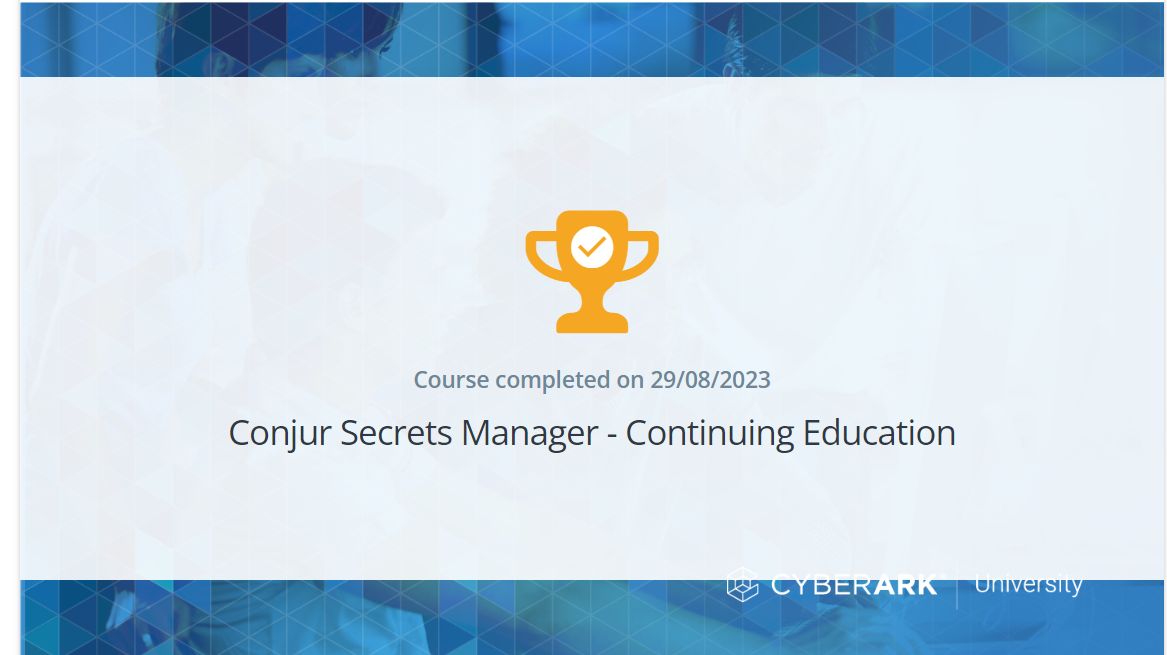 Samir BABOUCHE on LinkedIn: Conjur Secrets Manager Samir BABOUCHE on LinkedIn: Conjur Secrets Manager
