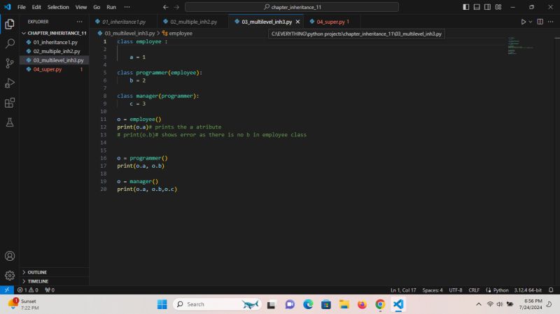 Govind Rajpoot on LinkedIn: #pythonprogramming #oop #learningandgrowing ... Govind Rajpoot on LinkedIn: #pythonprogramming #oop #learningandgrowing ...