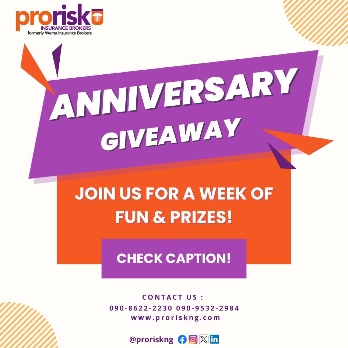 Prorisk Insurance Brokers Limited (Formerly Wema Insurance Brokers) on ... Prorisk Insurance Brokers Limited (Formerly Wema Insurance Brokers) on ...