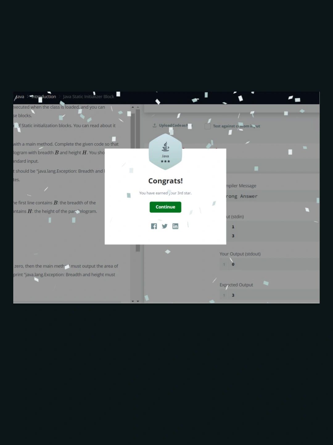 vinamra khare on LinkedIn: #shaksham #hackerrank #codingjourney #3stars vinamra khare on LinkedIn: #shaksham #hackerrank #codingjourney #3stars