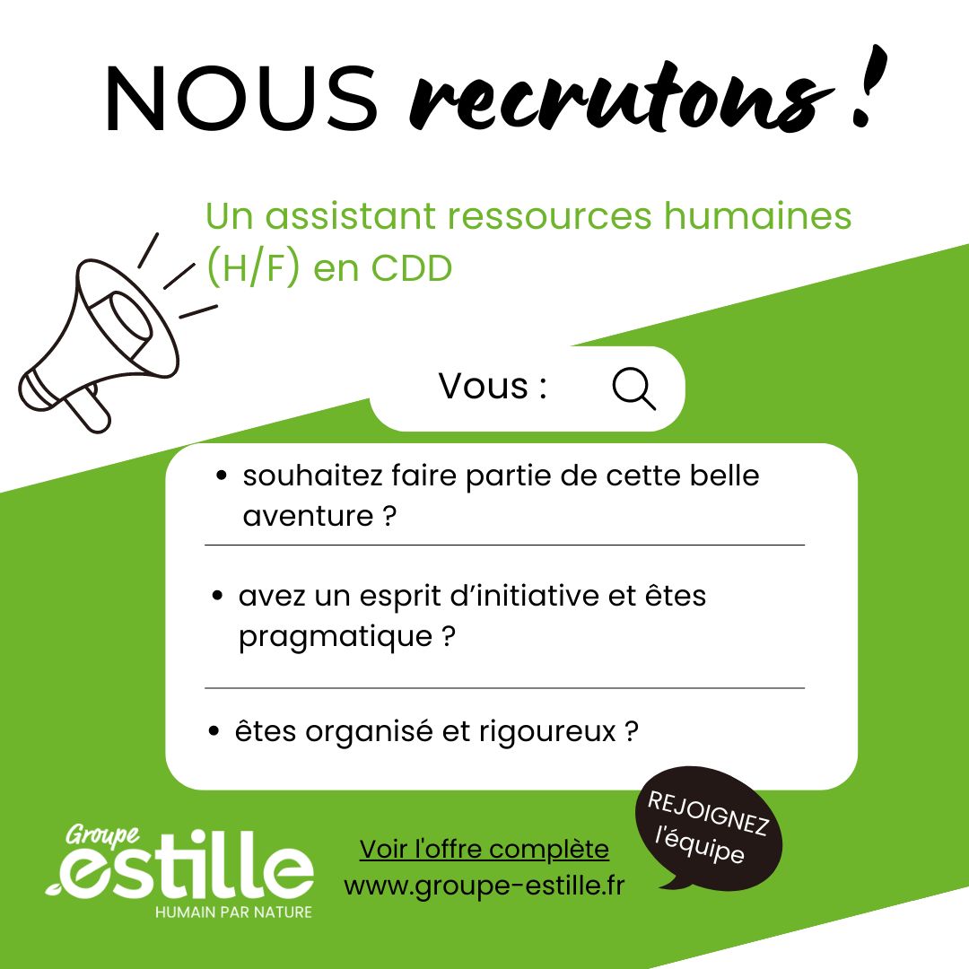 Groupe Estille sur LinkedIn : 📢 Nous recrutons notre futur assistant ... Groupe Estille sur LinkedIn : 📢 Nous recrutons notre futur assistant ...