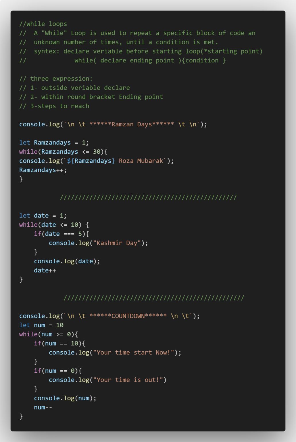 Maryam Ansari on LinkedIn: #whileloops #typescript #loops #whileloops # ... Maryam Ansari on LinkedIn: #whileloops #typescript #loops #whileloops # ...