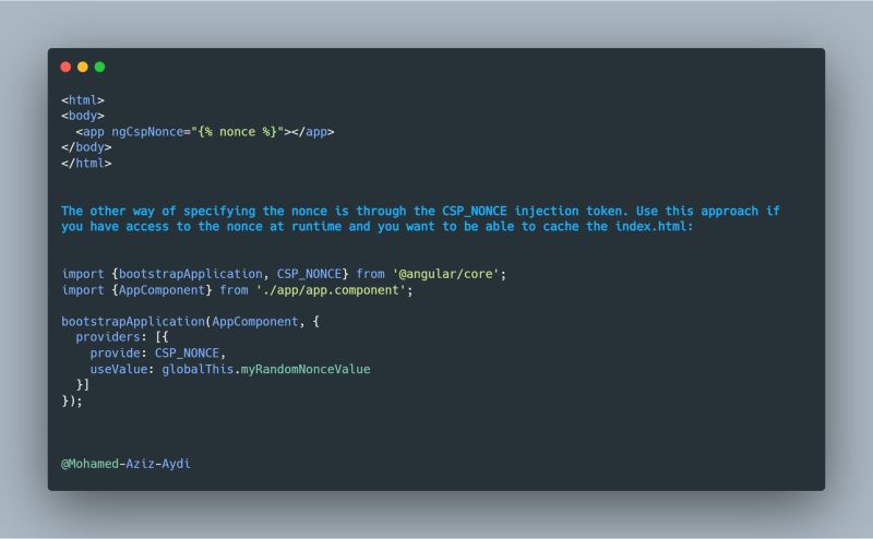 Mohamed Aziz Aydi on LinkedIn: #angular #newfeatures #typescript #frontend Mohamed Aziz Aydi on LinkedIn: #angular #newfeatures #typescript #frontend