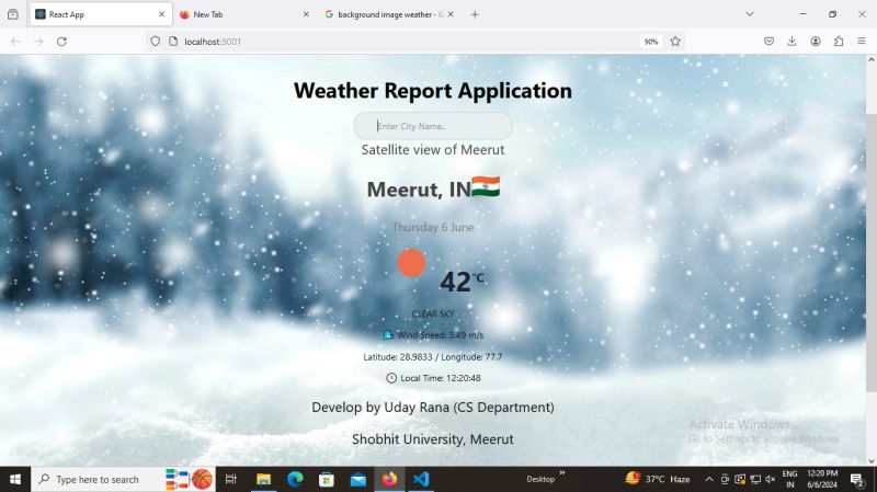 Uday Rana on LinkedIn: #reactjs #webdevelopment #weatherapp #codingworkshop Uday Rana on LinkedIn: #reactjs #webdevelopment #weatherapp #codingworkshop