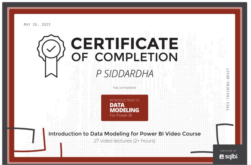 Pabbu Siddardha on LinkedIn: Introduction Of Data Modeling - Power BI Pabbu Siddardha on LinkedIn: Introduction Of Data Modeling - Power BI