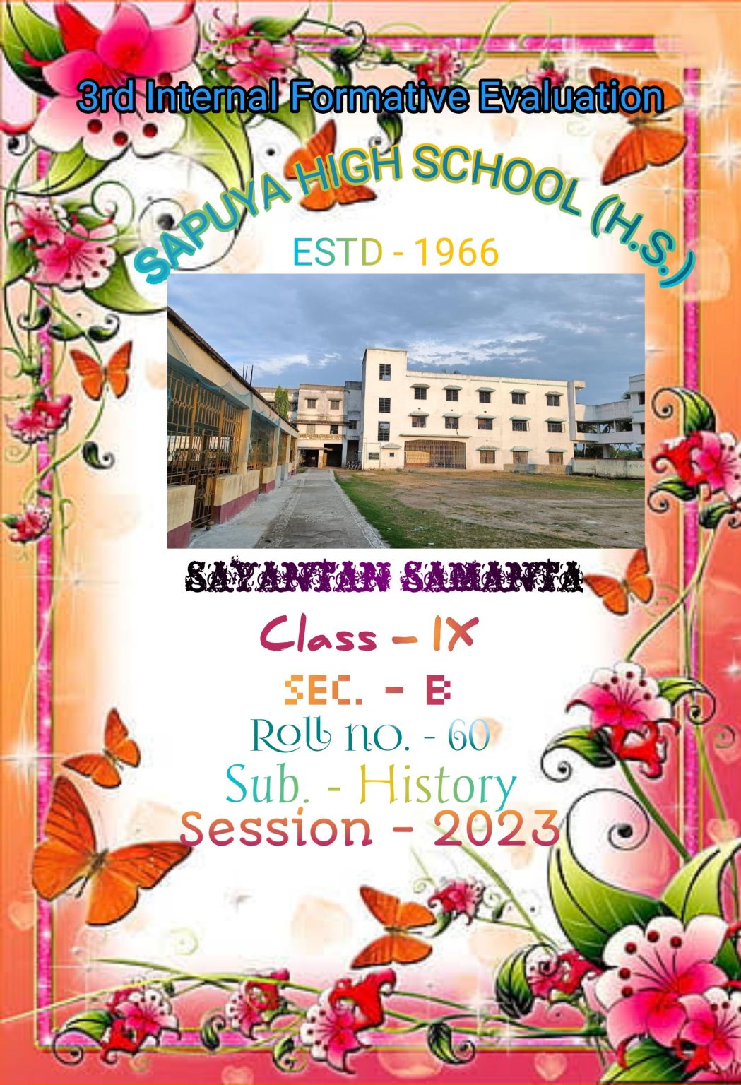 Sayantan Samanta on LinkedIn: Sayantan | Sapuya High school | front ... Sayantan Samanta on LinkedIn: Sayantan | Sapuya High school | front ...