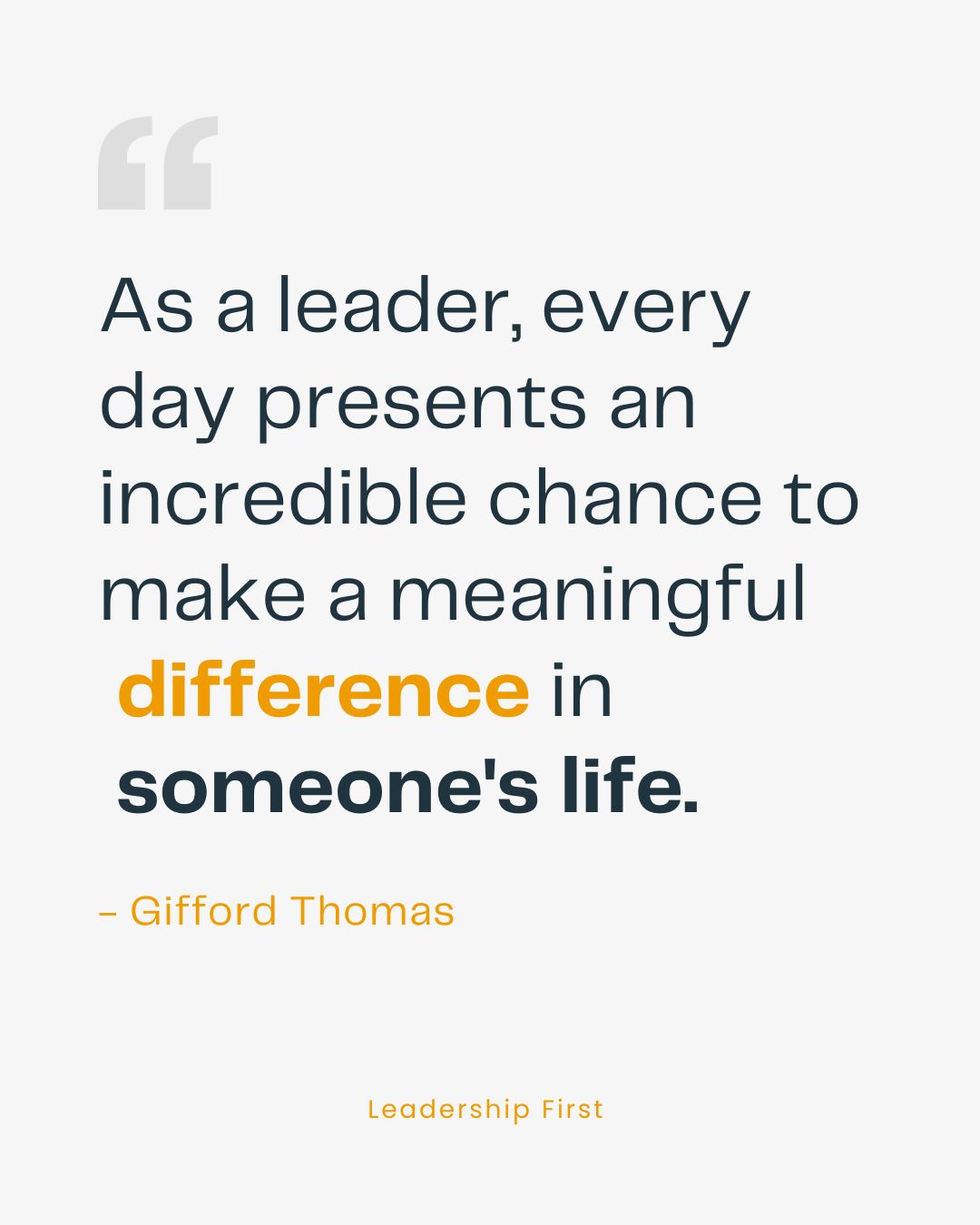Leadership First on LinkedIn: #leadershipfirst #giffordthomas # ... Leadership First on LinkedIn: #leadershipfirst #giffordthomas # ...