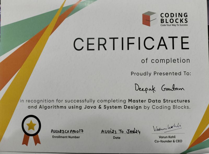 deepak Gautam on LinkedIn: #datastructures #java #continuouslearning deepak Gautam on LinkedIn: #datastructures #java #continuouslearning