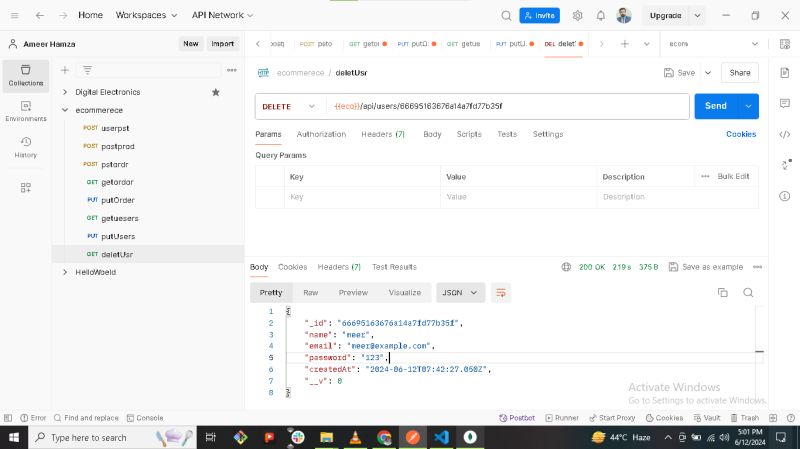 Ameer Hamza pe LinkedIn: #backend #mongodb #postman #thunder #mongoose ... Ameer Hamza pe LinkedIn: #backend #mongodb #postman #thunder #mongoose ...