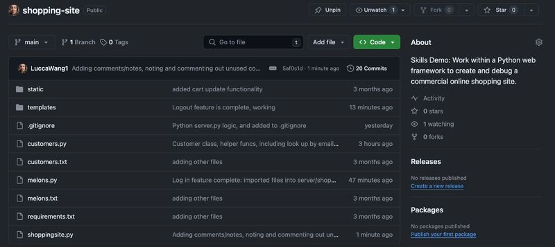 Lucca Wang on LinkedIn: #python #flask #bootstrap #html #jinja #oop # ... Lucca Wang on LinkedIn: #python #flask #bootstrap #html #jinja #oop # ...