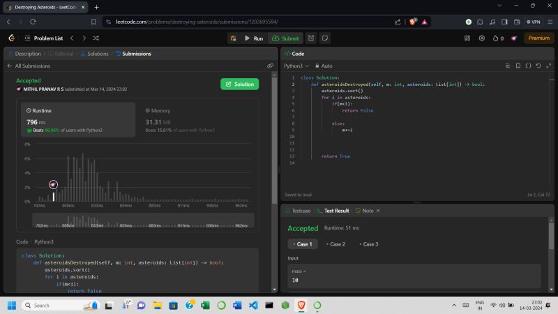 MITHIL PRANAV R S on LinkedIn: #100daysofcode #leetcode #python # ... MITHIL PRANAV R S on LinkedIn: #100daysofcode #leetcode #python # ...