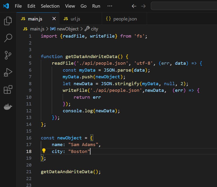Dale Bendixen on LinkedIn: #nodejs #json #javascript #javascriptdeveloper Dale Bendixen on LinkedIn: #nodejs #json #javascript #javascriptdeveloper