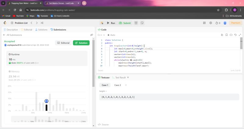 Arpita Jauhari on LinkedIn: #coding #problemsolving #leetcode #30daysofcode Arpita Jauhari on LinkedIn: #coding #problemsolving #leetcode #30daysofcode