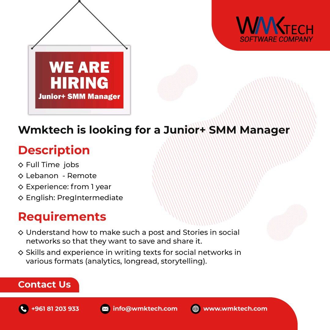 WAJDI KAYAL on LinkedIn: WMK Tech WAJDI KAYAL on LinkedIn: WMK Tech