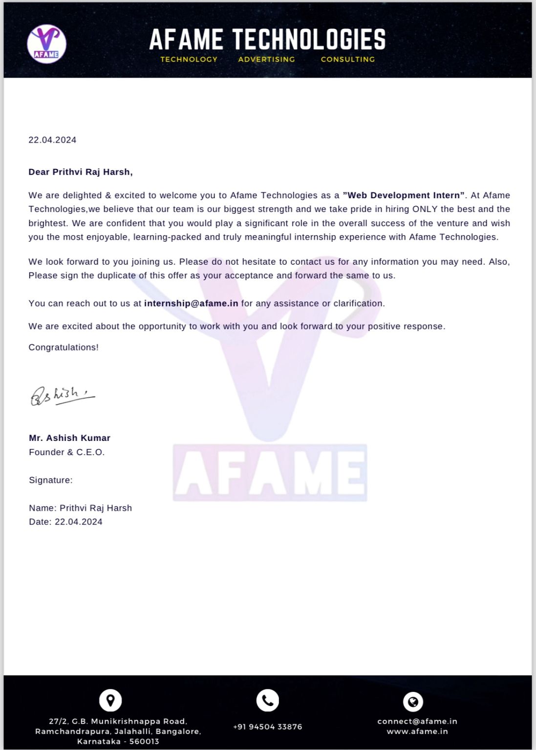 Prithvi Raj Harsh on LinkedIn: #apnacollege #india #internship # ... Prithvi Raj Harsh on LinkedIn: #apnacollege #india #internship # ...