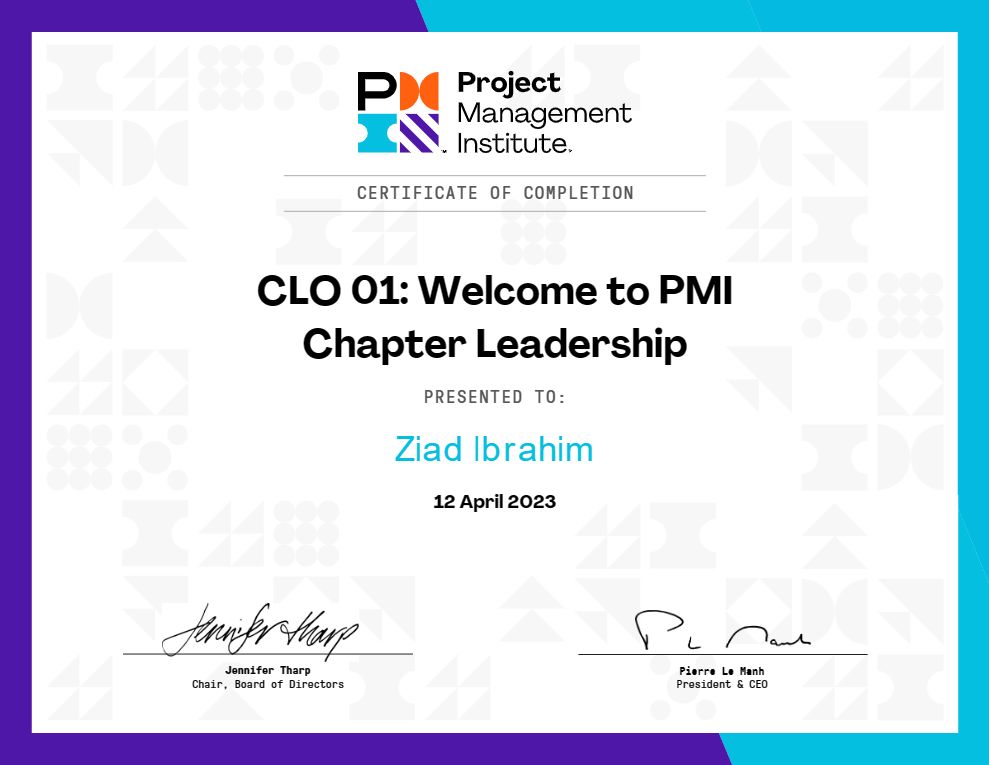 Ziad Ibrahim posted on LinkedIn Ziad Ibrahim posted on LinkedIn
