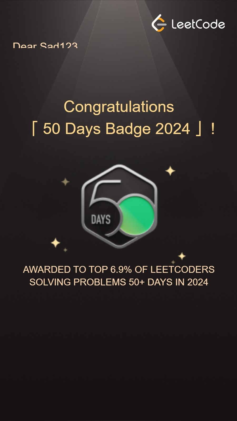 Sadam Husen on LinkedIn: #leetcode #codingmilestone Sadam Husen on LinkedIn: #leetcode #codingmilestone