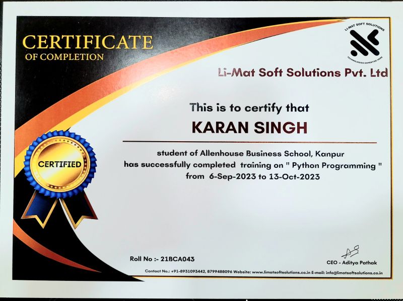 Karan Singh on LinkedIn: #python #coding #programming #techskills # ... Karan Singh on LinkedIn: #python #coding #programming #techskills # ...