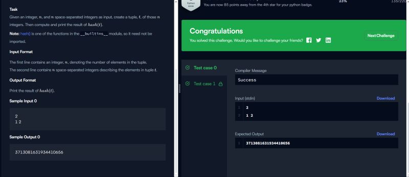 Ishan Bawa on LinkedIn: #python #coding #learning #hackerrank #hashing ... Ishan Bawa on LinkedIn: #python #coding #learning #hackerrank #hashing ...