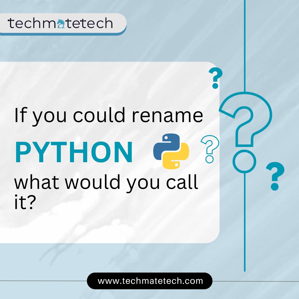 TechmateTech LLC on LinkedIn: #python #programming #language #join # ... TechmateTech LLC on LinkedIn: #python #programming #language #join # ...