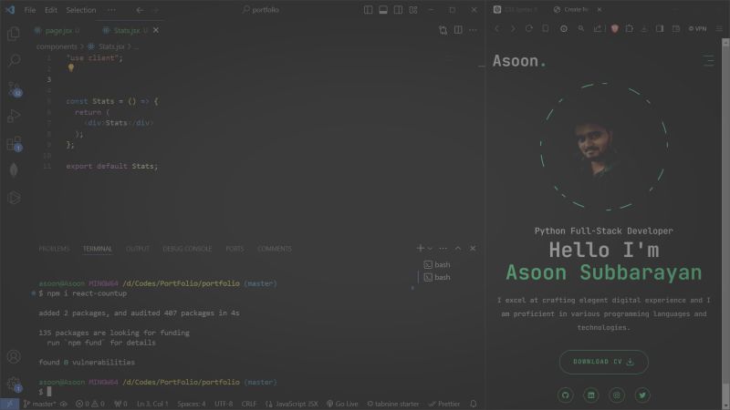 Asoon Subbarayan A on LinkedIn: #portfolio #frontend #programming # ... Asoon Subbarayan A on LinkedIn: #portfolio #frontend #programming # ...