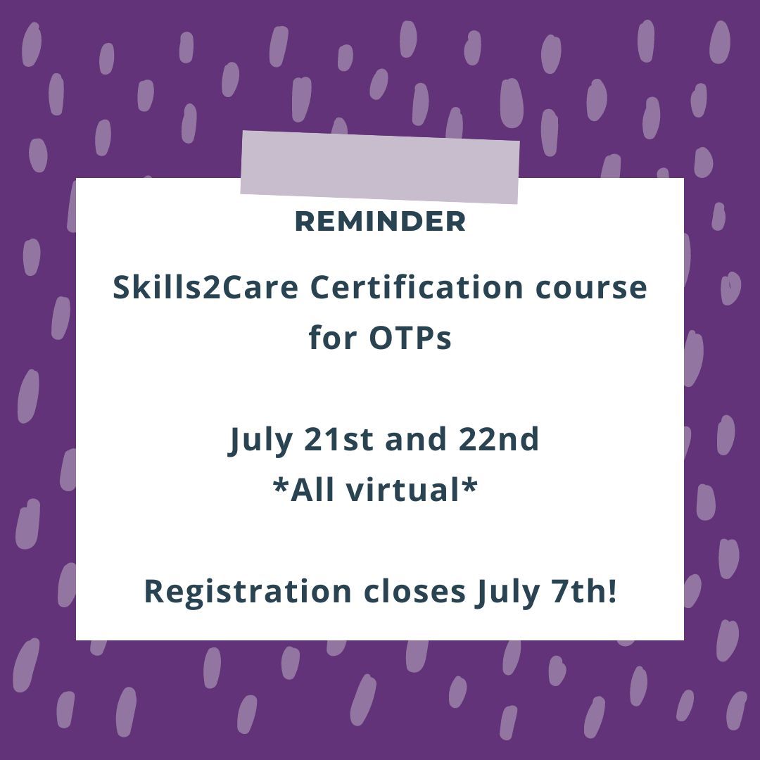 Rachel Wiley, MS, OTRL, CDP on LinkedIn: Our next Skills2Care ... Rachel Wiley, MS, OTRL, CDP on LinkedIn: Our next Skills2Care ...