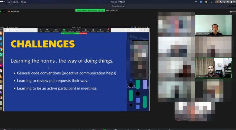 Microverse and Sumair Qaisar's talk on open-source projects | Julio ... Microverse and Sumair Qaisar's talk on open-source projects | Julio ...