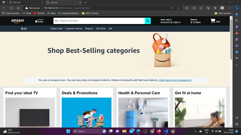 Swarup Bej on LinkedIn: #webdevelopment #html #css #amazonclone # ... Swarup Bej on LinkedIn: #webdevelopment #html #css #amazonclone # ...